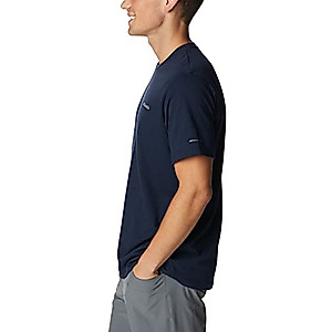 Columbia Men's Thistletown Hills Short Sleeve, Collegiate Navy Heather, Medium