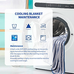 Auemtyn Cooling Blankets for Hot Sleepers, King Size with Japanese Q-Max>0.5 Arc-Chill Cooling Fiber, Lightweight Breathable Double Sided Cold Tech Summer Blanket for Night Sweats(90"x108",Navy Blue)