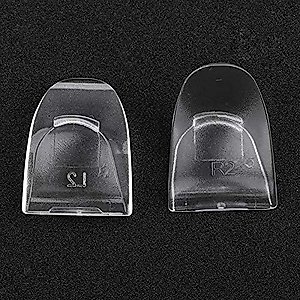 1 Pair L2 R2 Button Extenders Trigger Buttons for PS4 / PS4 Slim / PS4 Pro Game Controller (Clear)