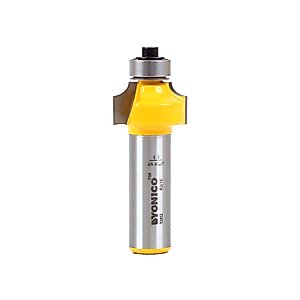 YONICO 13962 3/16-Inch Radius Round Over Edge Forming Router Bit 1/2-Inch Shank