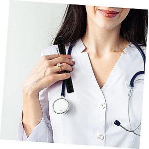 MUCKLILY Reusable Pen Lights for Nurses Black Pen Light for Doctors Aluminum Alloy Handheld Pen Light Pen Lights for Nurses