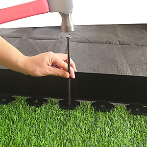 Landscape Edging Kit,20FT Plastic No Dig Garden Edging with 25 Stakes,4.5 Inch Tall Lawn Edging for Yard,Lawn,Flower Gardens Border