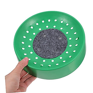 BESPORTBLE 4pcs Homing Pigeon Egg Basin Parrot Egg Bowl Bird Nest Bowl Pigeon Egg Tray Pigeon Supplies Bird Nest with Removable Mat Pet Bird Hatching Nest Canary Nest Bowl Abs Green