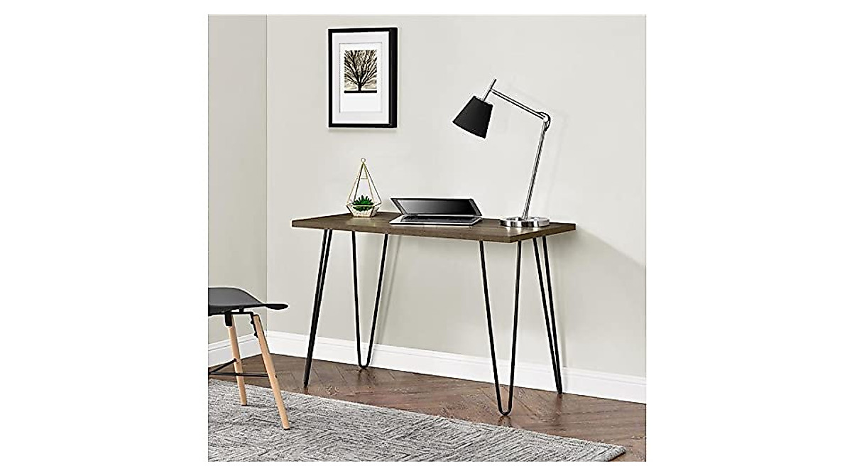 Shop Ameriwood Owen Retro Desk in Walnut Finish