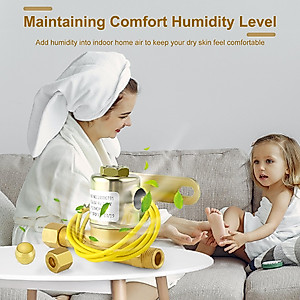 4040 24Volt Humidifier Solenoid Vavle Brass Air Valve By prime&swift Fit for Humidifier Replaces 400 500 600 700 600M 700M 768 760A 550 568 560A 560