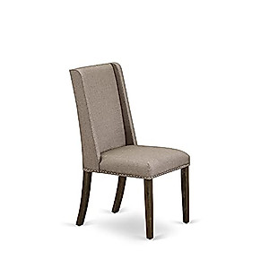 East West Furniture F2FL7-716 Dining Set, Medium