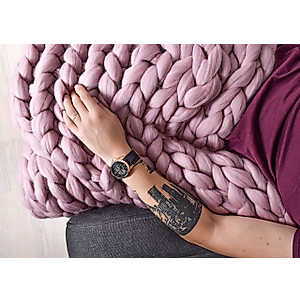 Chunky knit blanket Chunky blanket Merino wool blanket Giant throw Chunky Merino wool blanket Plaid Home decor Christmas gift Christmas present Interior design