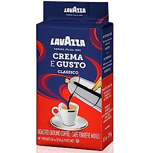 Lavazza 2 Pack Crema E Gusto Ground Coffee 8.8oz/250g Each