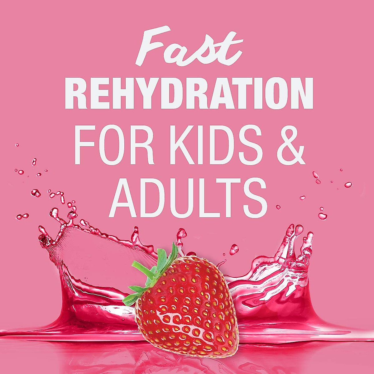 Pedialyte Electrolyte Solution Strawberry 16.9 fl oz, 12 Count