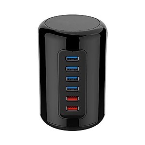 SHYPT USB 3.0 HUB with Power Adapter Fast Charger Hub Desk Splitter Rj45 Ethernet Expander Computer Accessories for MacBook Pro
