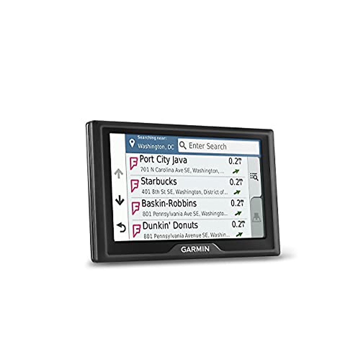 Garmin Drive 51 USA LM GPS Navigator System with Lifetime Maps, Spoken Turn-By-Turn Directions, Direct Access, Driver Alerts, TripAdvisor and Foursquare Data (Renewed)