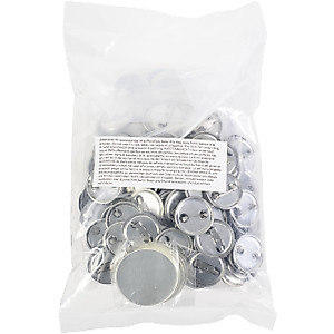We R Memory Keepers Button Press Refill 100 Pack Small 25mm, Create DIY Custom Buttons for Backpacks, Purses, Bags, Pins, Badges, Keychains, and More