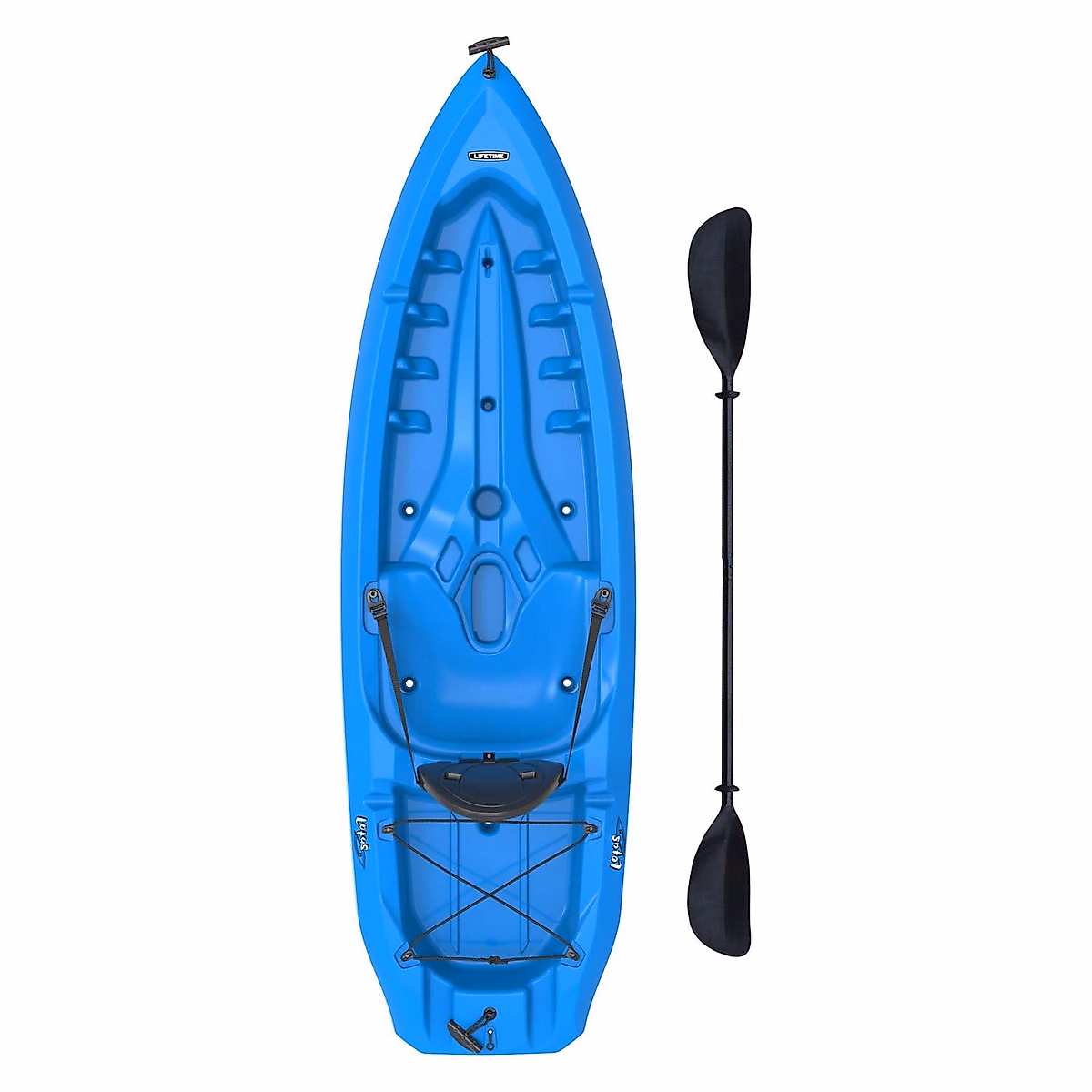 Lifetime Lotus Sit-on-Top Kayak with Paddle, Blue, 8'