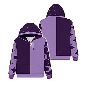 Adult Luz Noceda Hoodie Owl Collector Zipper Sweatshirts Cosplay Amity Blight Pullover Hoodie Halloween Coat Jacket