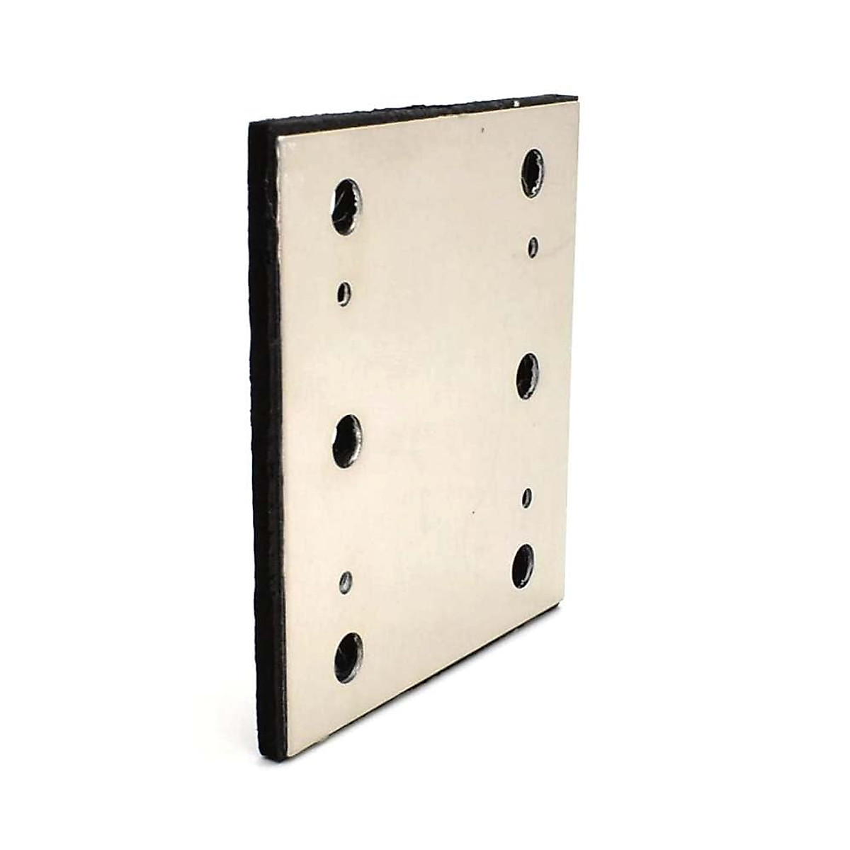 Superior Pads and Abrasives SPD19 1/4 Sheet, 6 Hole Stick on Square Sanding Pad replaces Milwaukee 14-67-0275, Ridgid 200202538