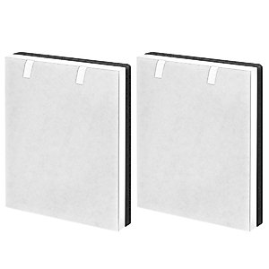 Vital 100 True HEPA Replacement Filter 2Pack by Blutoget - Fit for LEVOIT Vital 100 Air Purifier, 3-in-1 H13 and High-Efficiency Activated Carbon Filtration System - Replace Vital 100-RF - White