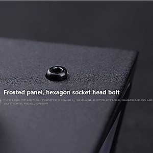 XYLXJ Mechanical Gaming Keyboard LED Backlit Wired Keyboard with Blue Switches for Windows Gaming PC (108 Keys, Black)