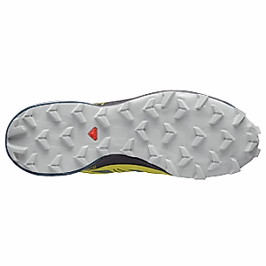 Salomon Men's Speedcross 5 Trail Running Shoes for Men, Duck Green/Black/Evening Primrose, 10.5