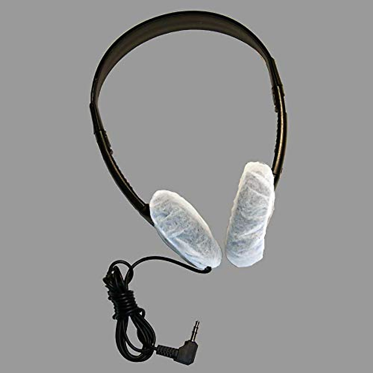 Scan Sound, Inc. Small Stretchable Headphone Covers - White - Bag of 100 - Stretches up to 2 1/2 inches
