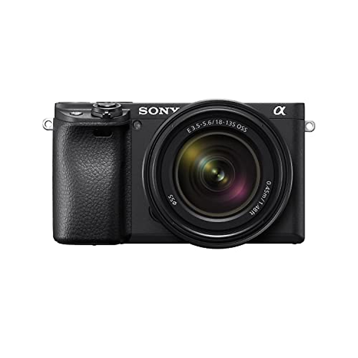 Sony Alpha a6400 24.2MP Mirrorless Digital Camera with 18-135mm Lens Bundled with Corel Photo Software, Koah Power Kit, Carrying Case, 64GB SDXC Card, and Accessories (6 Items)