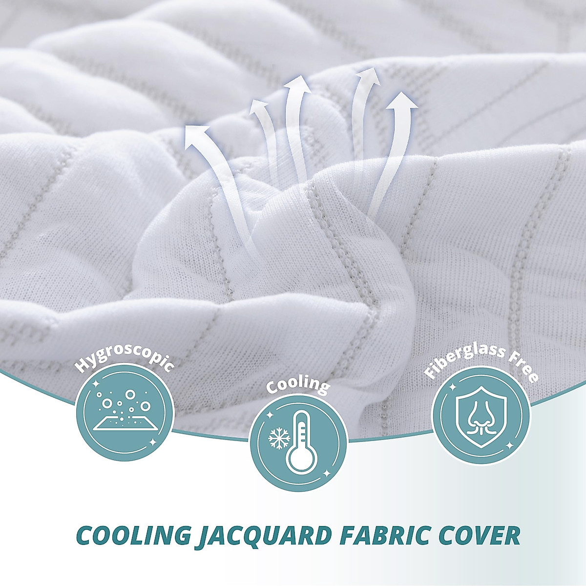 Dyonery 10 Inch Twin Memory Foam Mattress,Gel Charcoal Fiberglass Free Mattress Bed in a Box, CertiPUR-US Certified, Made in USA, Kids Mattress for Bunk Bed, 38"×75", Medium