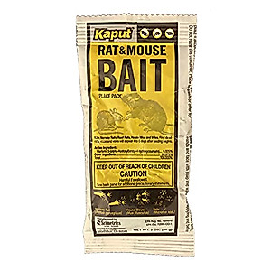 Kaput Rat Mouse Vole Bait - 32 Place Packs 61305
