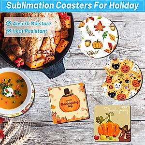 modacraft 82 PCS Sublimation Blanks Products Set, DIY Sublimation Starter Kit with 20 Car Coasters, 12 Keychains, 8 Earrings, 4 Mouse Pads, 3 Pillow Covers, 3 Puzzles