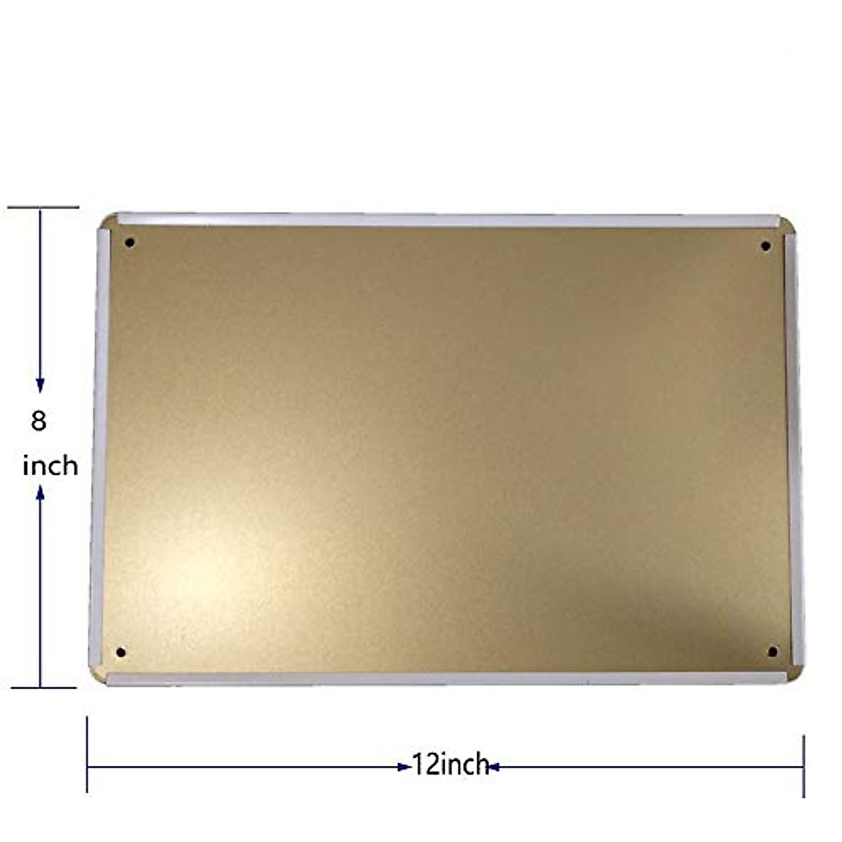 Vintage Metal Tin Signs Warning BBQ Zone Poster Garden Art Wall Hanging 8x12 inch