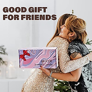 IHOCOE Scented Candles Gifts Set 16 Pack Soy Wax Travel Tin Jar Candles for Home 2.5 OZ Aromatherapy Candles Gift for Mom for Christmas, Birthday, Thanksgiving, Mother's Day