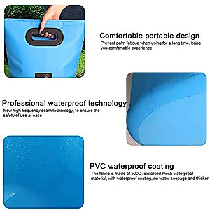 AINAAN Portable Folding Bucket- Great for Camping Traveling Hiking Fishing Boating Gardening（Green）