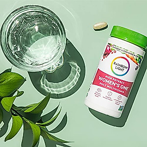 Rainbow Light Multivitamin for Women, Vitamin C, D & Zinc, Probiotics, Women’s One Multivitamin Provides High Potency Immune Support, Non-GMO, Vegetarian, 90 Tablets