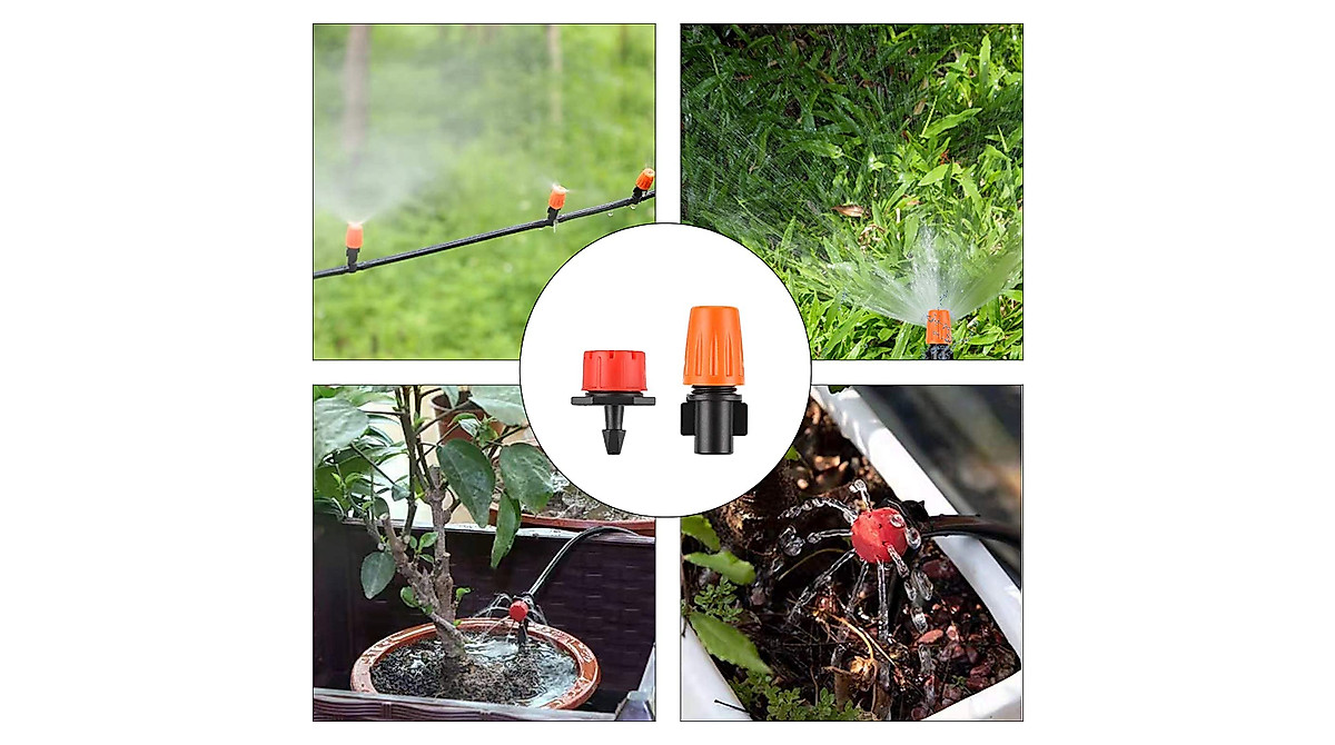 WUGAOGAI Drip Irrigation System - 164FT Garden Kit