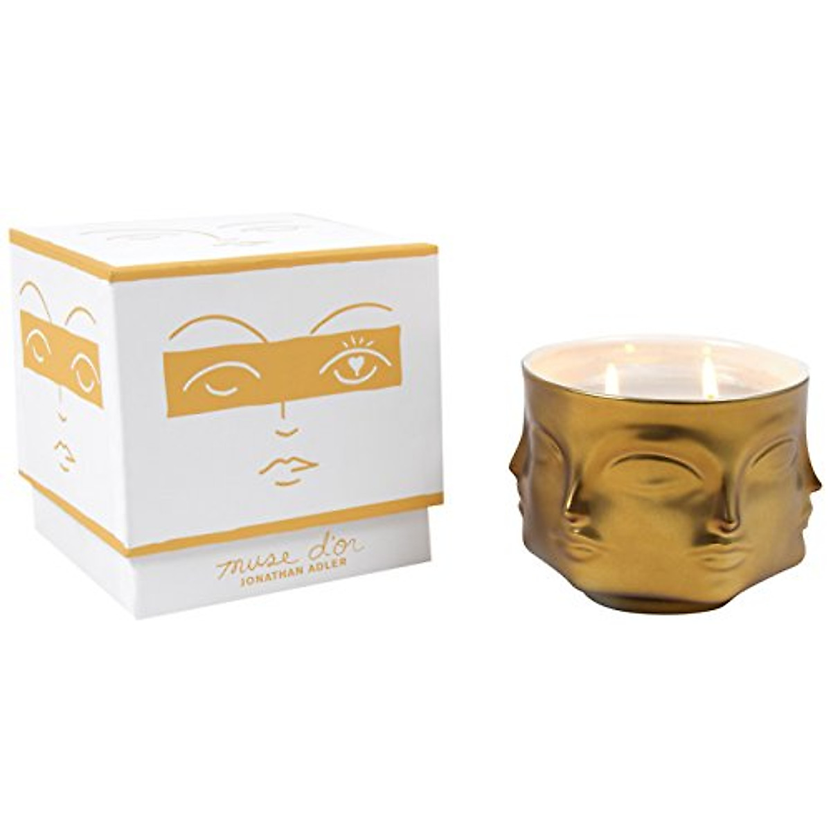 Jonathan Adler Muse D'or Candle, Gold