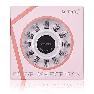 DIY Lash Extension Individual Clusters Volume Eyelash Pack Home Salon