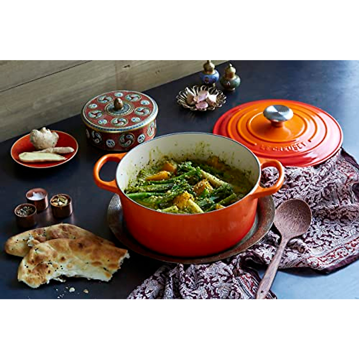 Le Creuset Enameled Cast Iron Signature Round Dutch Oven, 3.5 qt. , Flame