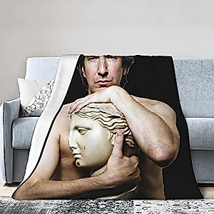 Alan Rickman Blanket Ultra-Soft Micro Fleece Blanket Warm Cozy Plush Bed Blanket Lightweight Sofa Throw Blanket