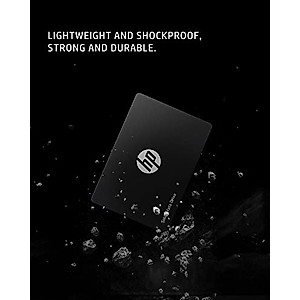 HP S650 960GB 2.5 Inch SATA III PC SSD Internal Solid State Hard Drive - 6 Gb/s, 3D NAND, Up to 560 MB/s for Laptop and Desktop Updating - 345N0AA#ABA
