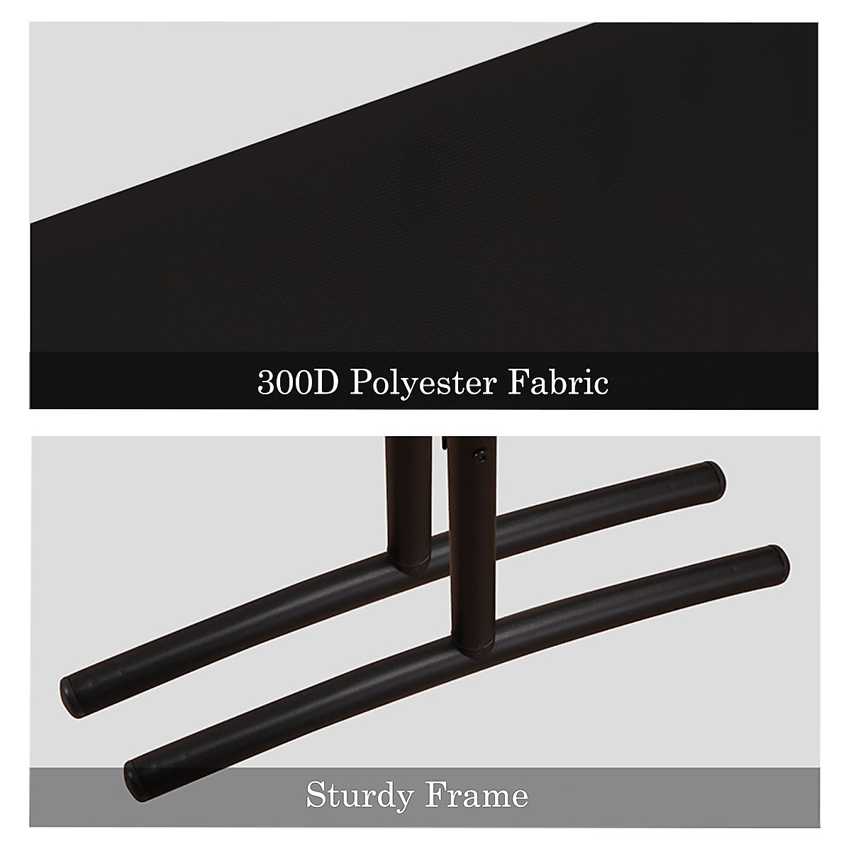 Room Divider, 6 Panel Folding Privacy Screens, 6FT Partition Room Office Wall Divider for Separation 200" W Fabric, Freestanding Room Divider Wall (Black)