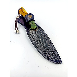 göcen Full Tang Blade Damascus Hunting Knife, Survival Knife, Tactical Fixed Blade, Camping Knife, Knives Men, Bushcraft Knife, Collectors Knife