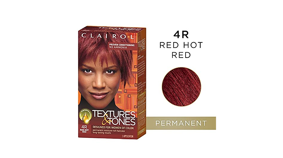 Clairol Textures & Tones 4R Hot Red Permanent Hair Color