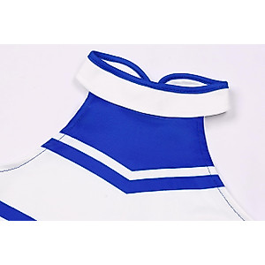 Davsolly Toddler Cheerleading Costume for Girls Cheerleading Outfit for Birthday Party Halloween Cosplay Cheerleader Gifts