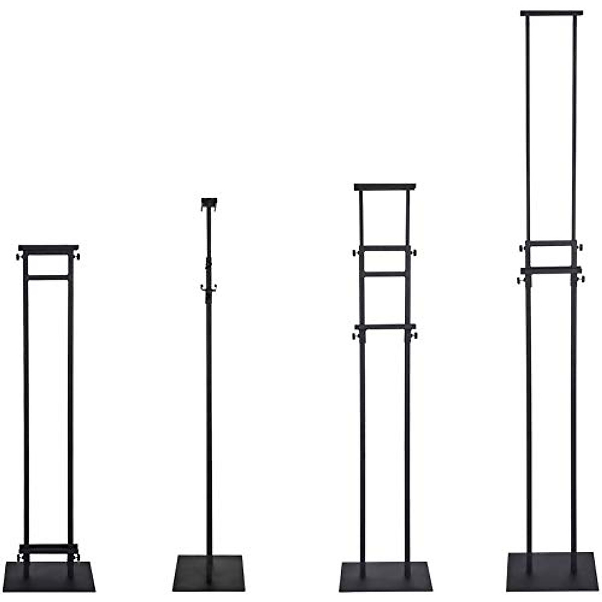 GUOHONG Poster Stand for Display Pedestal Sign Stand,Adjustable Floor Standing Sign Holder,Heavy Duty Banner Stand with Base Height Up to 75 inch Double-Sided for Board & Foam Sign (75in)