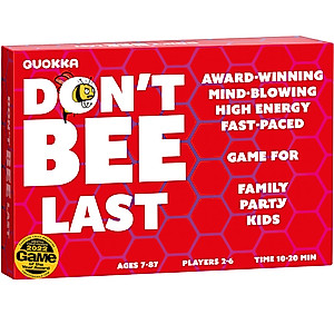 QUOKKA Family Board Games for Kids 8-12 - Party Game for Kids & Adults Game Night - Fast Paced | Easy to Learn | 2-6 Players - Card Game for Teen Boys and Girls Ages 6 7 10 Year Olds