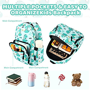 JOYHILL Kids Backpacks, Cute Lightweight Water Resistant Preschool Backpack, Adjustable Shoulder Straps for Boys Girls