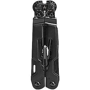 SOG PowerPint Mini Multi-Tool-Utility Tool with Compound Leverage Smooth Open, 18 Lightweight Specialty Tools, Stainless Steel Blade-Black (PP1002-CP)