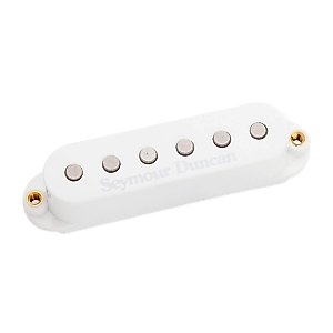 Seymour Duncan Sstk S4 M RV/RP WH Classic Stack Middle Position Reversed Pola of PU Winding White