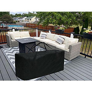 FLYMEI Outdoor Cushion Storage Bags 68 inch Waterproof Extra Large Patio Cushion Furniture Storage Bag with Handles for Patio Furniture Cushion, Aboveground Pools and Christmas Tree