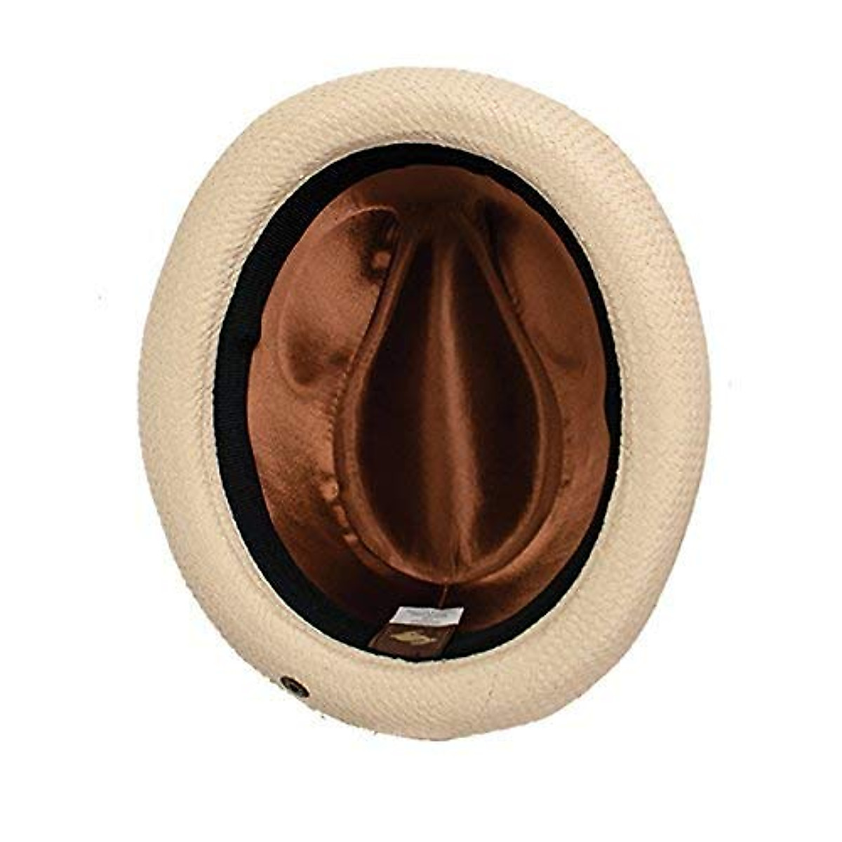 Peter Grimm Men's Standard Depp Natural Straw Fedora, Small-Medium