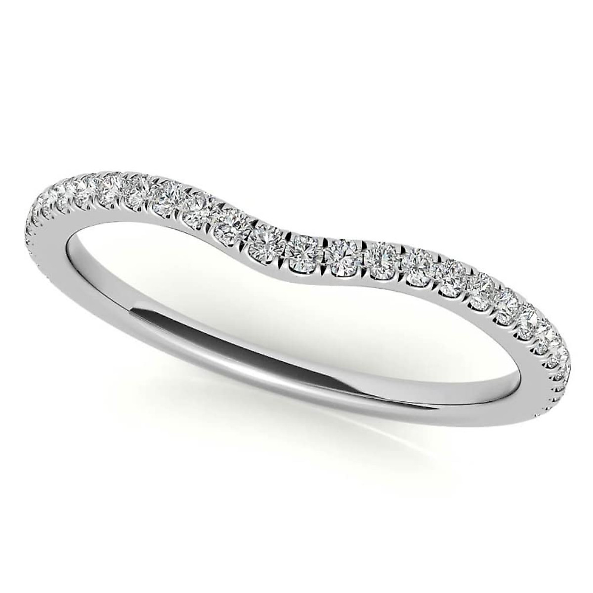 Solitaire Moissanite Engagement Ring Set, 2 CT Radiant Cut Moissanite Bridal Wedding Ring Set for Women, Anniversary / Propose Gifts Her, VVS1 Colorless, 10K 14K 18K Solid Gold, 925 Silver (925 Silver (White Gold Plated))