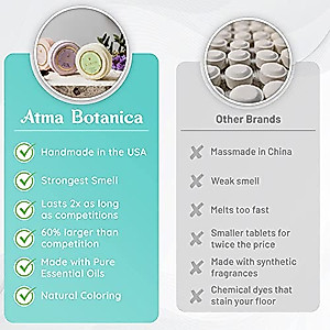 Shower Steamers Gift Set - Shower Bombs Aromatherapy, Variety Pack of 12 Shower Tablets with Essential Oils, Spa Gifts for Mom, Shower Gifts for Women, Made in USA by Atma Botanica
